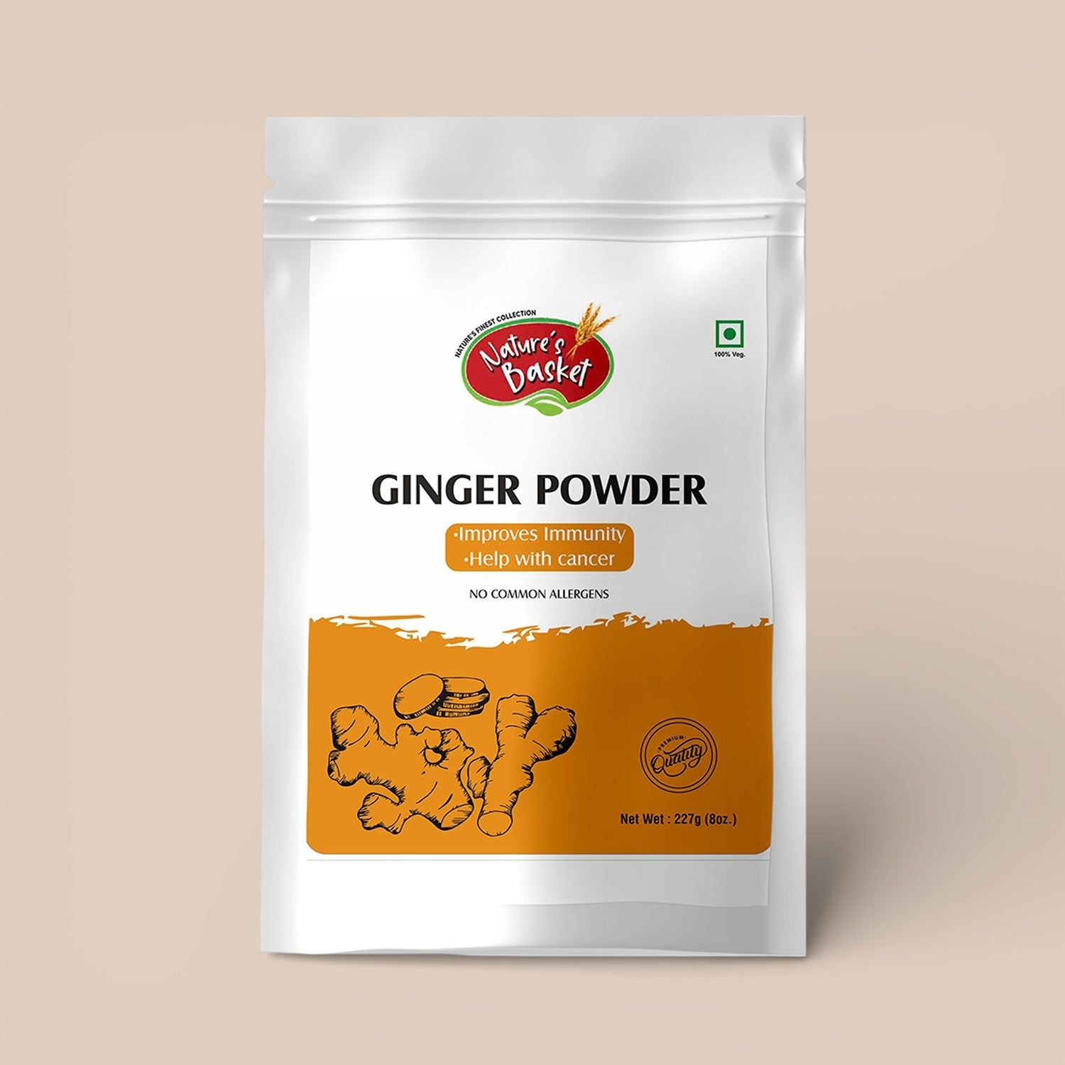 Nature's Basket Ginger (Zingiber Officinale) powder 227g – Nature's ...