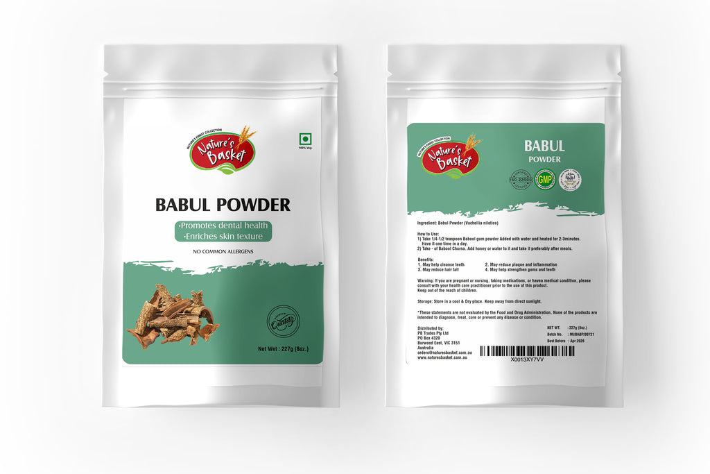 Nature's Basket Babul Powder - 227 Grams – Nature's Basket AU