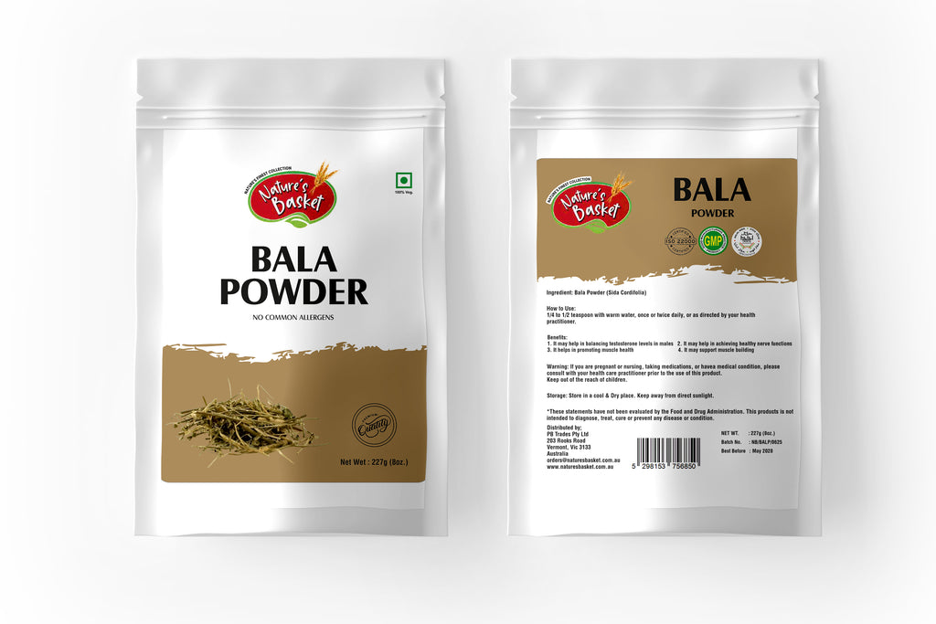 Natures Basket Bala (Sida Cordifolia) Powder – 227g – Nature's Basket AU