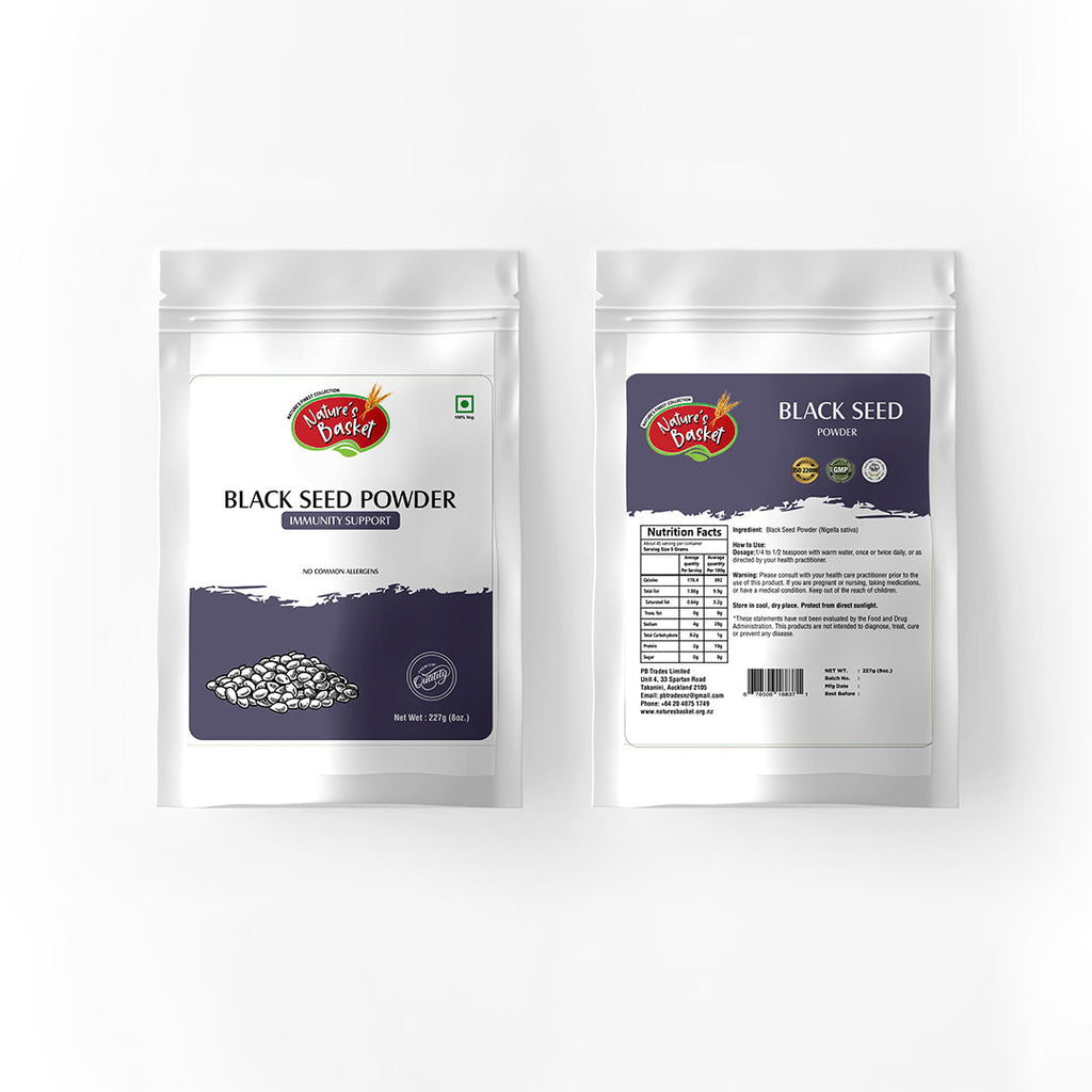 Nature's Basket Black Seed Powder 227g – Nature's Basket AU