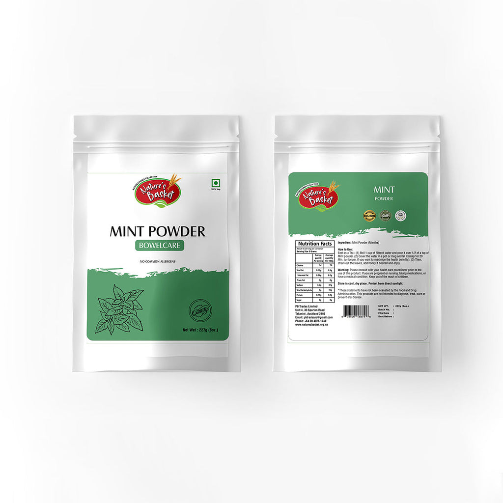 Nature's Basket Mint Powder 227g – Nature's Basket AU